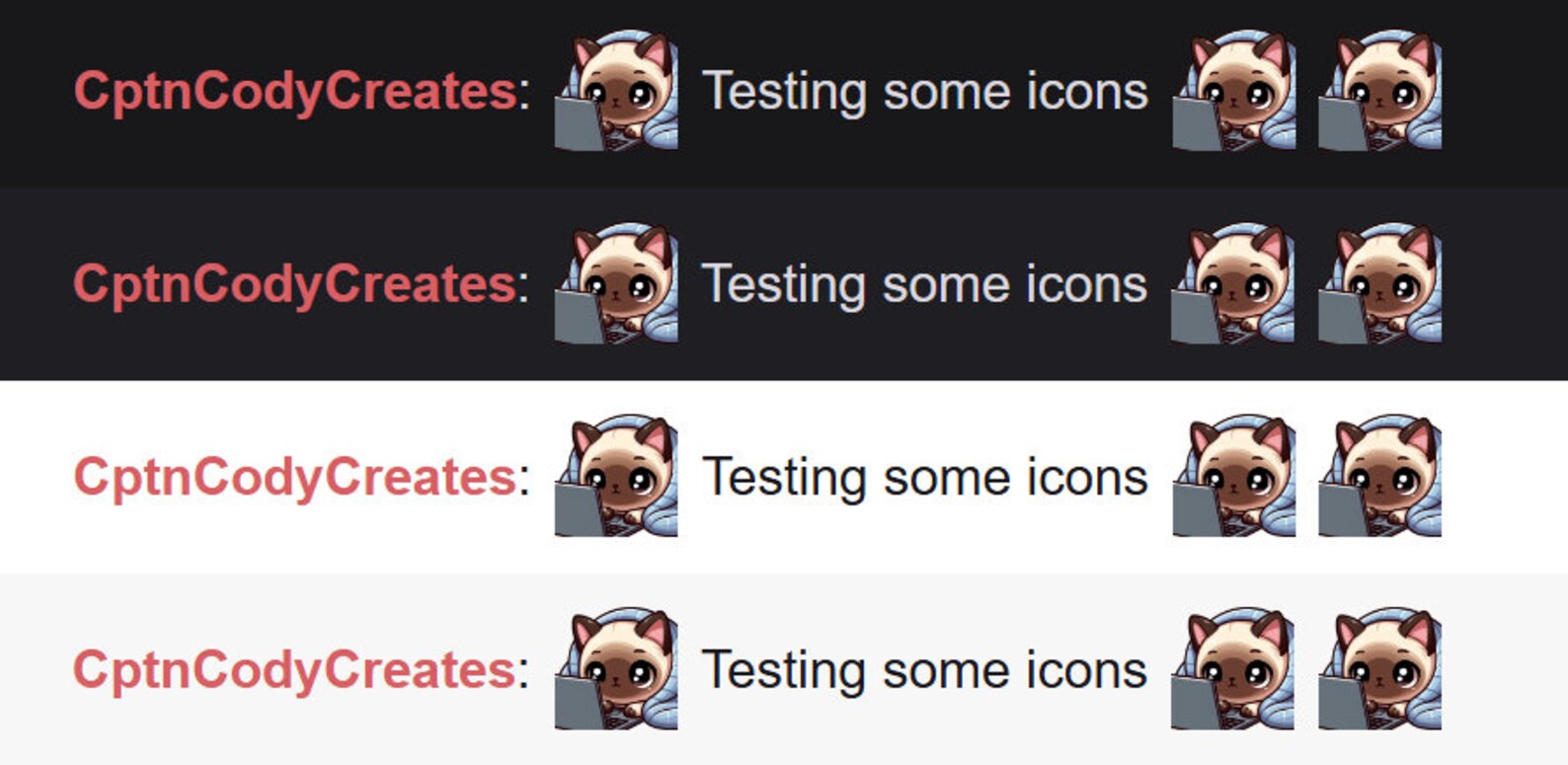 Siamese Cat Cozy Laptop Emote Cute Kawaii Chibi Icons Gamer Emotes for ...