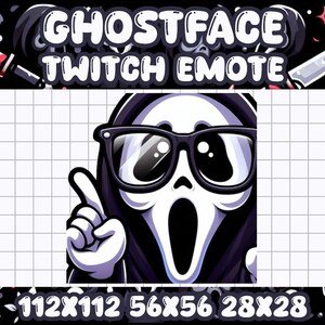 Ghostface Nerd Emote Scream Dead by Daylight DBD Icon Twitch Discord ...