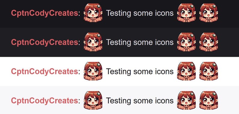 Fantasy Elf Girl Emote for Twitch Discord Icons, Cute Kawaii Chibi Imp ...