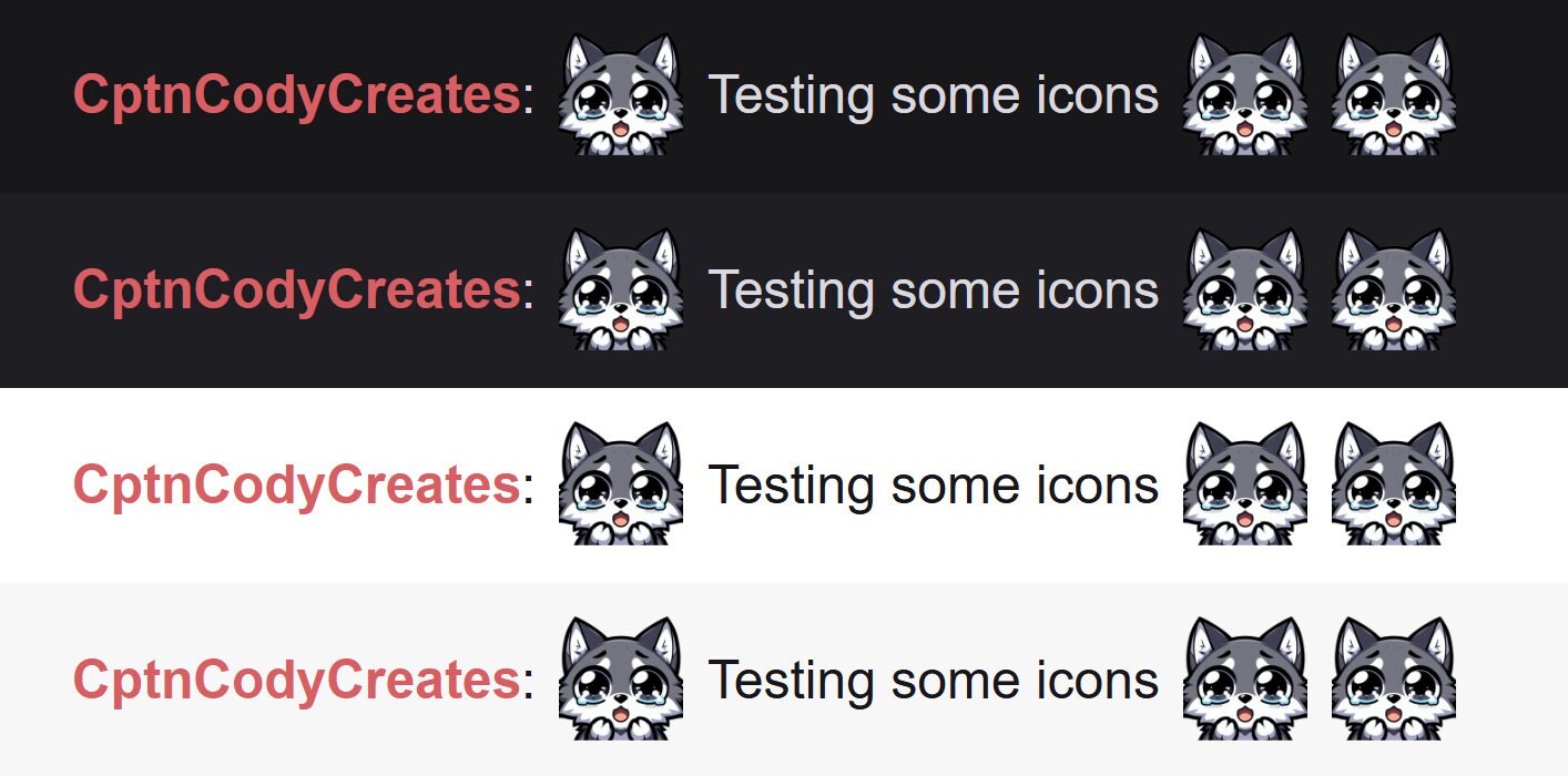 Gray Wolf Pleading Emote Cute Kawaii Twitch Discord Icon Adorable Gamer ...