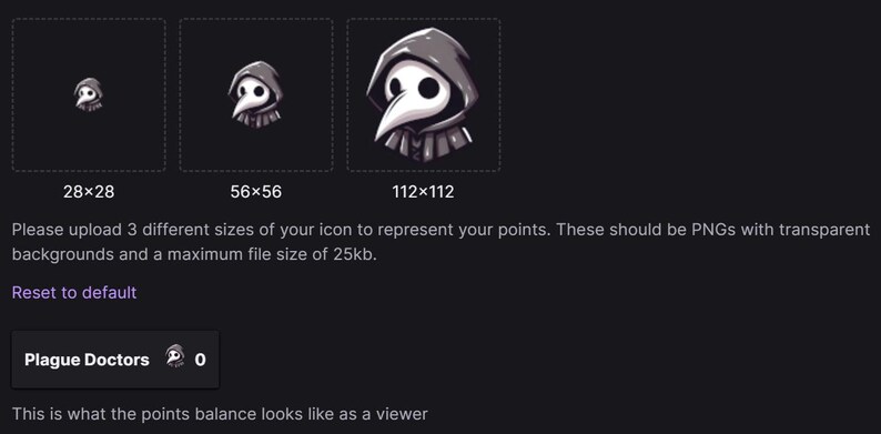 Plague Doctor Channel Point Emote | Spooky Kawaii Icon for Twitch and ...