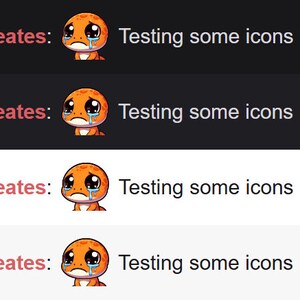Gecko Sad Emote Cute Twitch & Discord Icons Kawaii Chibi Gamer Emotes ...