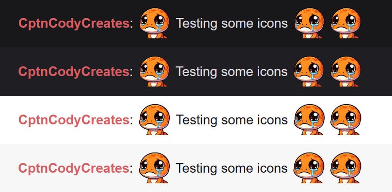 Gecko Sad Emote Cute Twitch & Discord Icons Kawaii Chibi Gamer Emotes ...