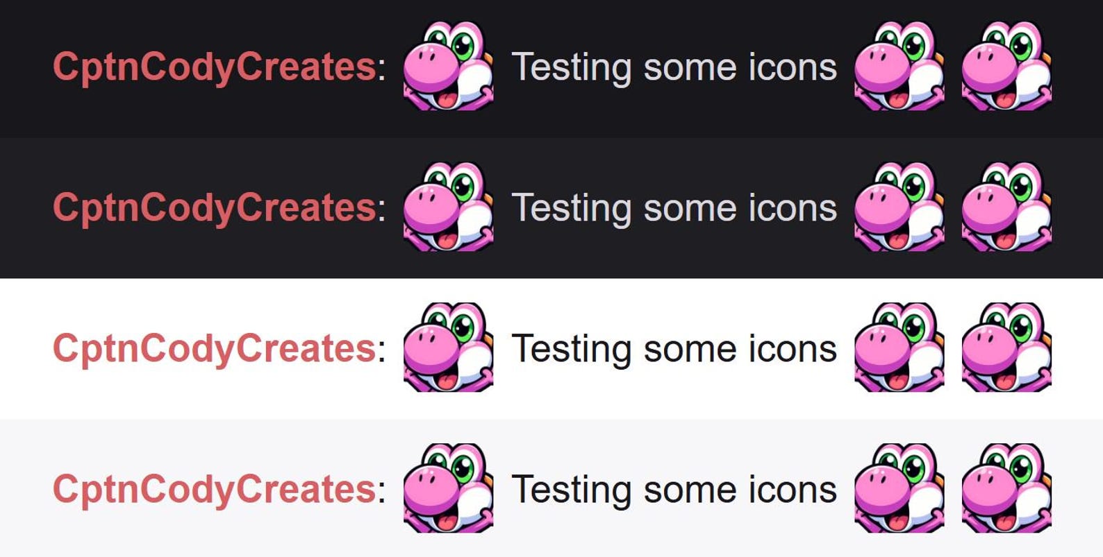 Pink Yoshi POG Emote for Twitch Discord Stream - Etsy