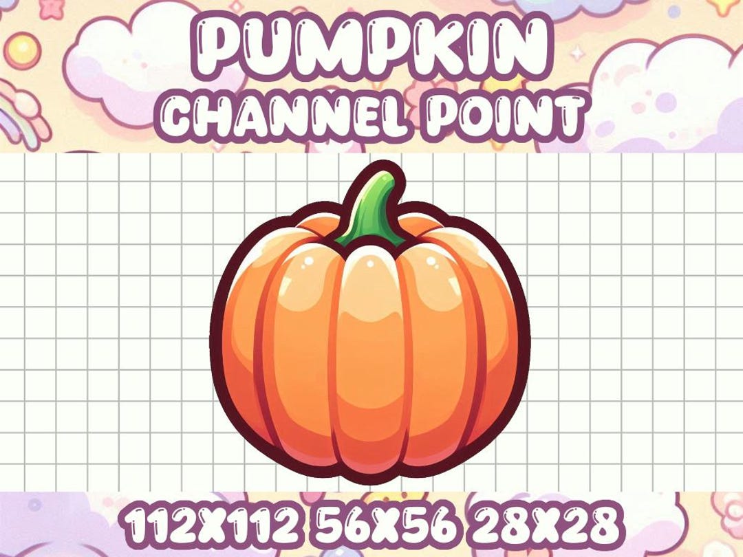 Pumpkin Channel Point Icon for Twitch Streamers - Etsy
