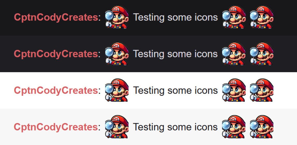 Mario Zoom Emote Icons for Gamer Livestreams - Etsy