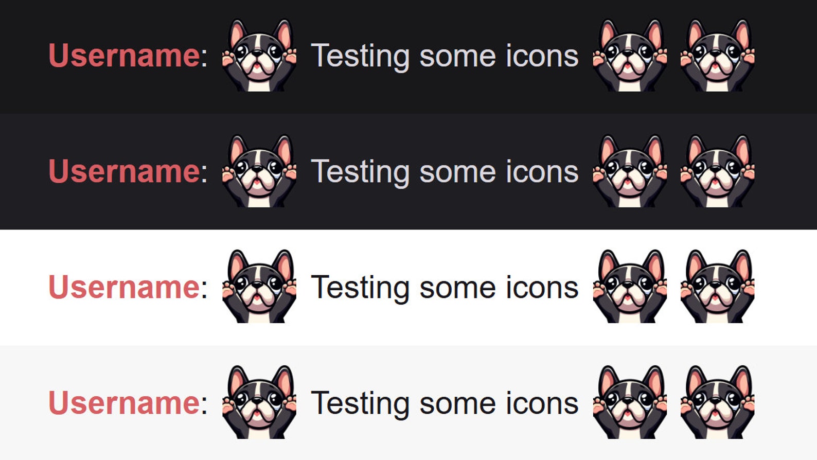 French Bulldog Reach Uppies Emote Cute Kawaii Dog Icons Adorable Gamer ...