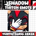 Shadow Facepalm Emote | Sonic Meme Icon for Twitch and Discord - Etsy