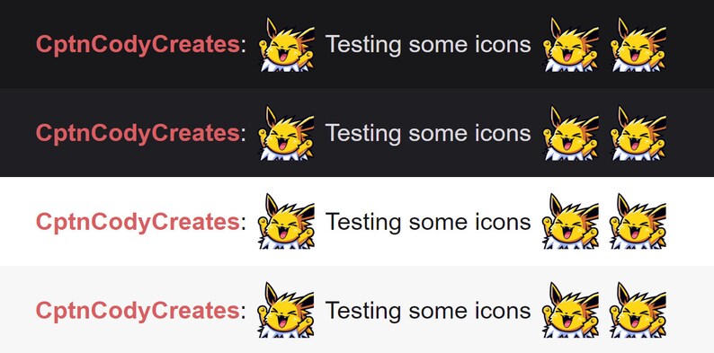 Jolteon Celebrate Emote Cute Kawaii Pokémon Icons Adorable Gamer Emotes ...