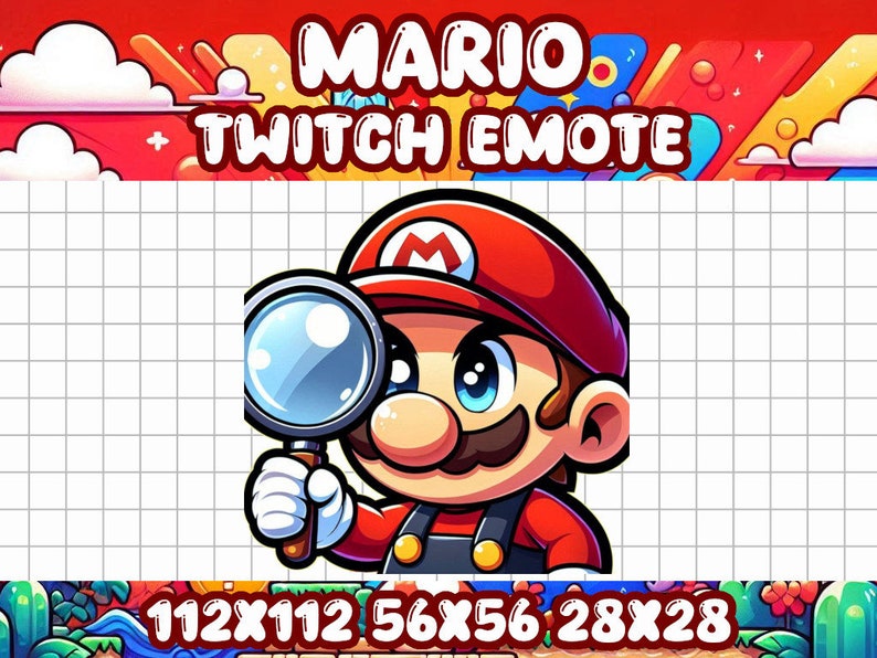 Mario Zoom Emote Icons for Gamer Livestreams - Etsy
