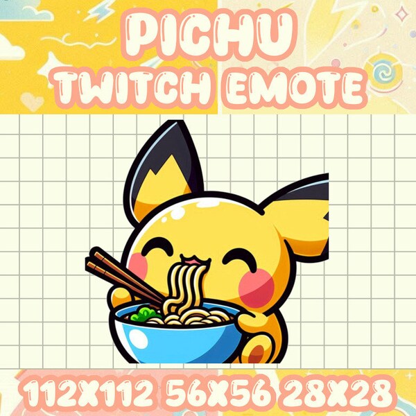 Pichu Twitch Emotes - Etsy
