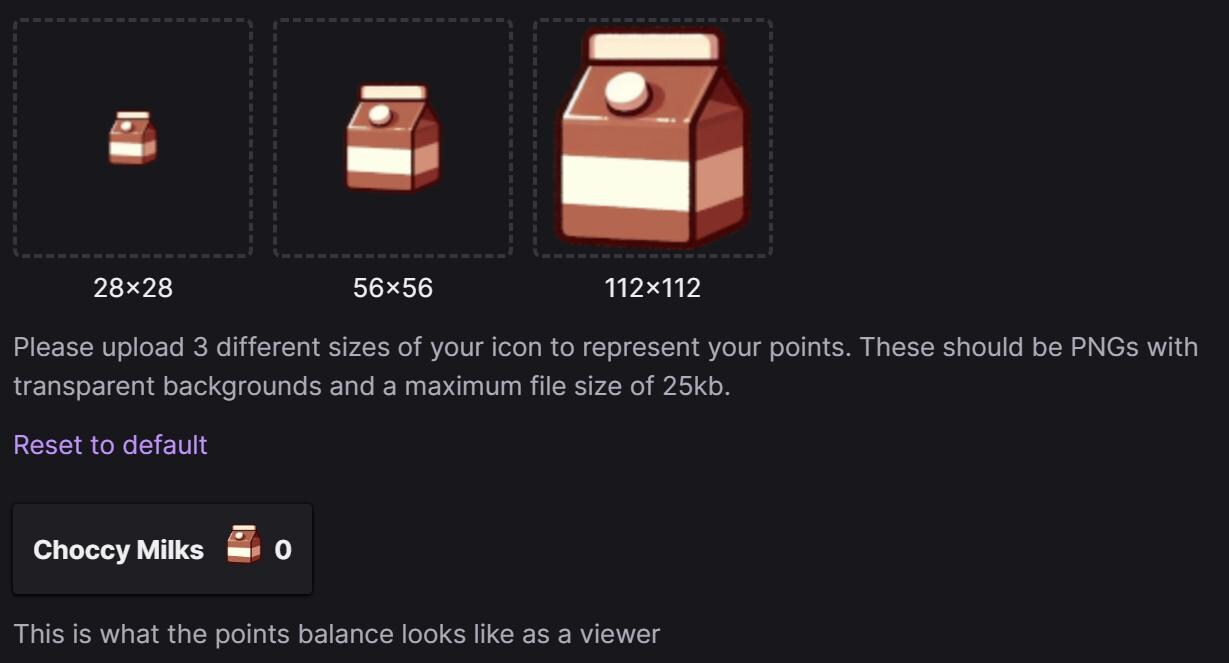 Chocolate Milk Channel Point Icon for Twitch Streamers - Etsy