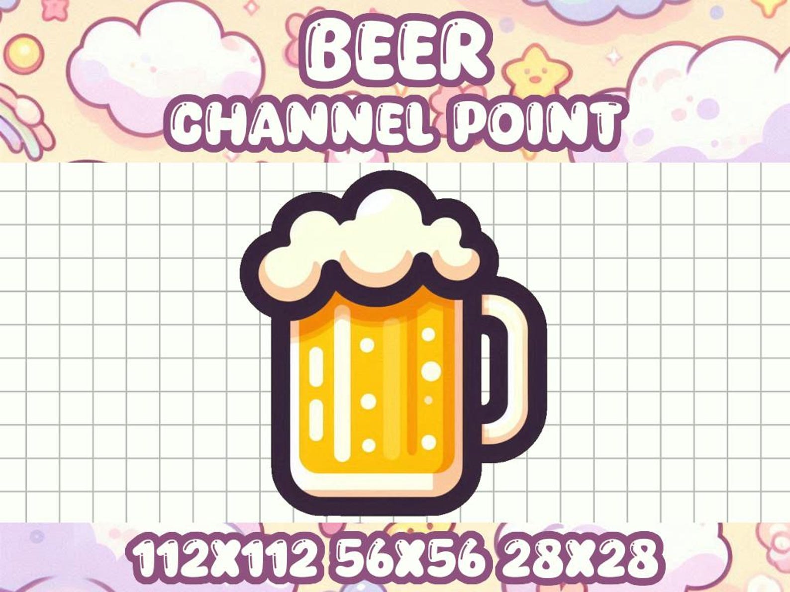 Beer Channel Point Icon for Twitch Streamers - Etsy