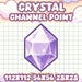 Purple Crystal Channel Point Icon for Twitch Streamers - Etsy