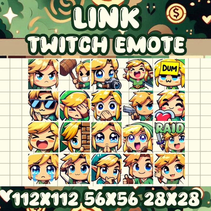 Stream Live Emotes - Etsy