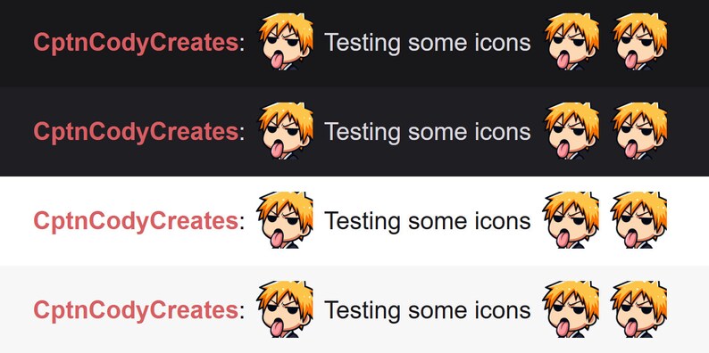 Ichigo Kurosaki Tongue Emote Cute Kawaii Bleach Icon Adorable Gamer ...