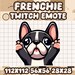 French Bulldog Reach Uppies Emote Cute Kawaii Dog Icons Adorable Gamer ...