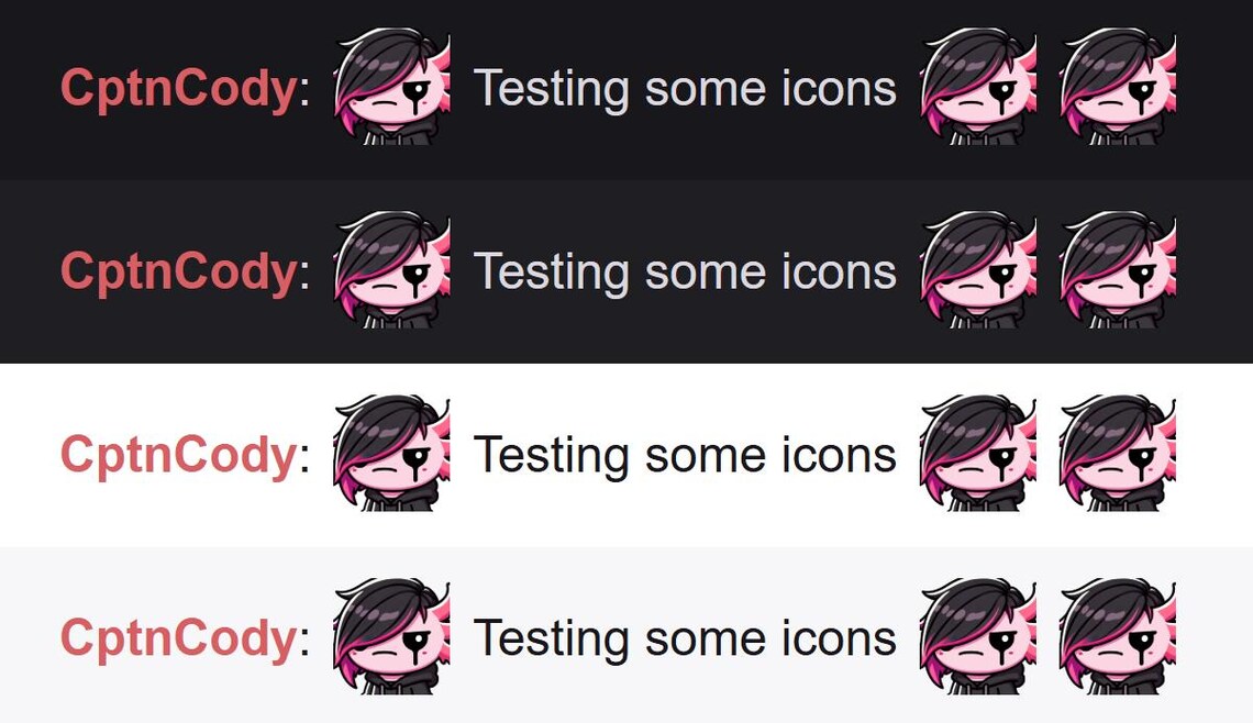 Pink Emo Axolotl Twitch Emote: Kawaii Chibi Discord Icon - Etsy