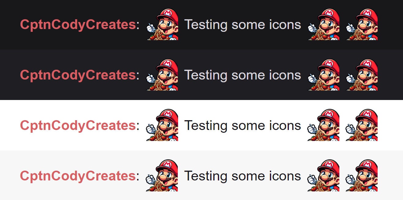 Mario Spaghetti Emote for Twitch and Discord - Etsy