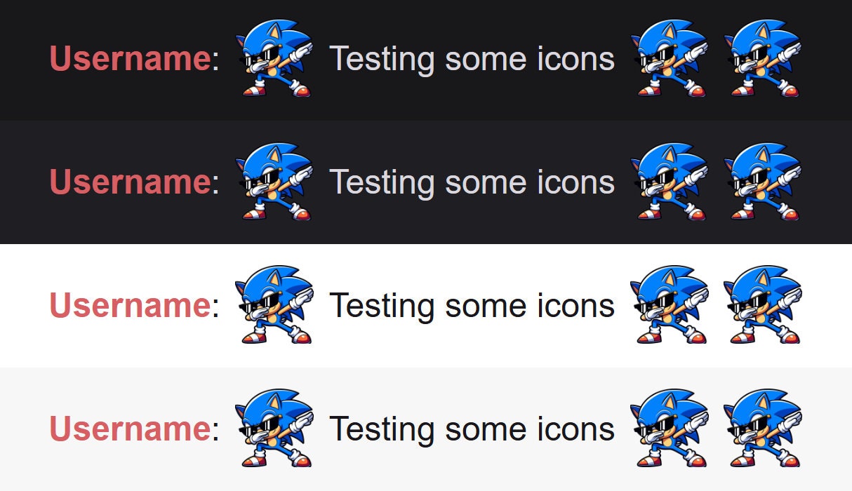 Sonic Dab Emote Icons for Streaming - Etsy
