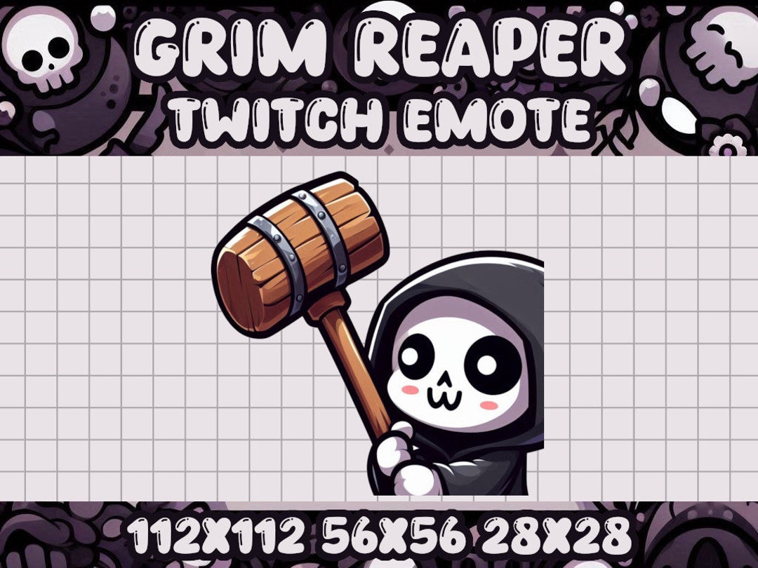 Grim Reaper Bonk Emote for Twitch, Discord, and Gaming - Etsy