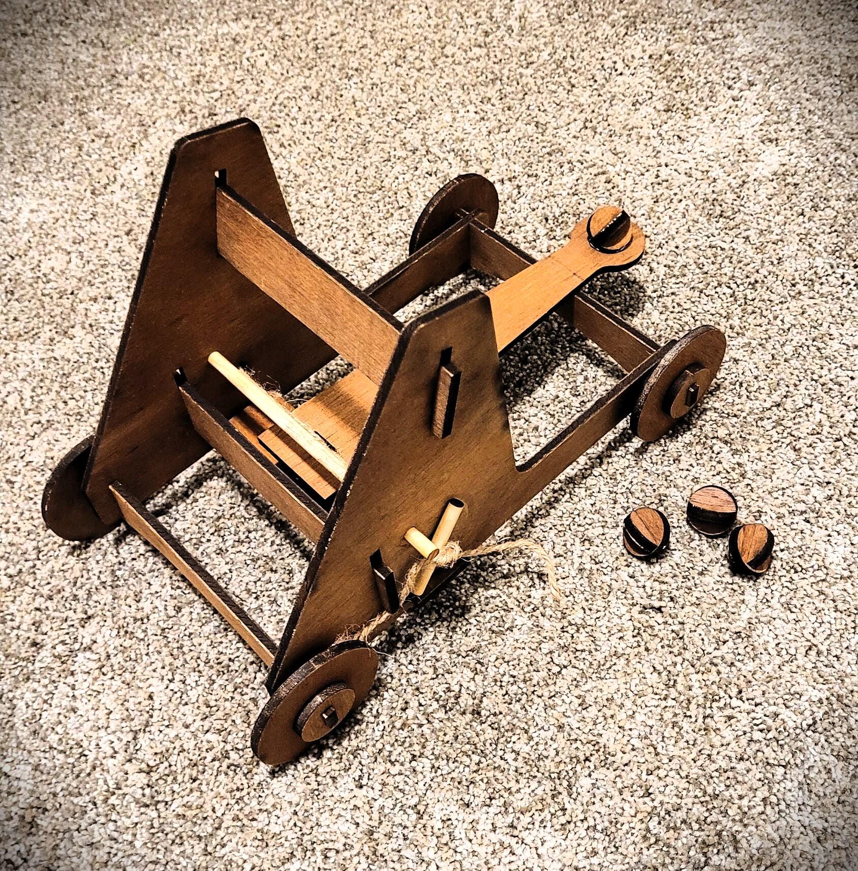 DIY Wooden Toy Catapult Kit: STEM Engineering Model - Etsy