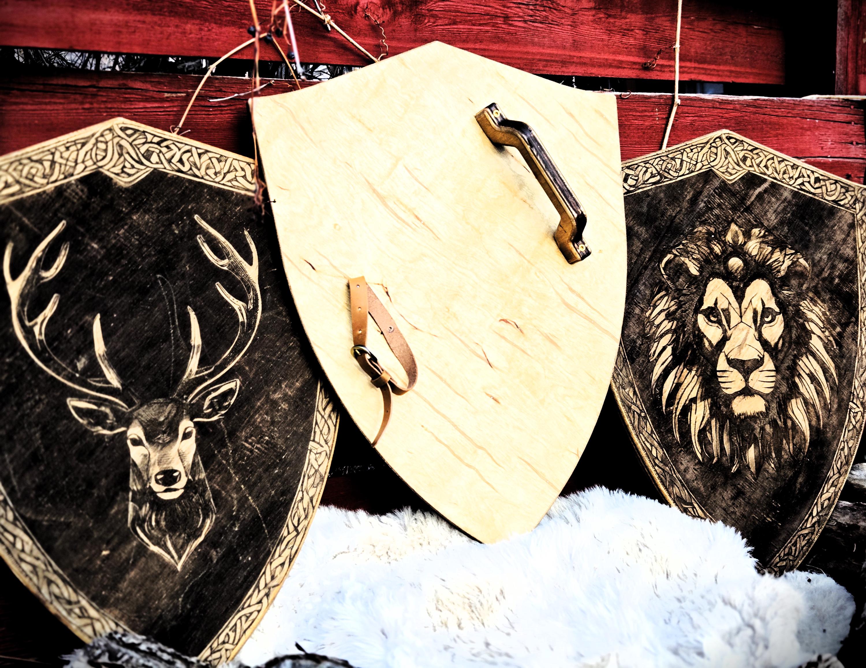 Wooden Shield, Custom Wood Shield, Laser Engraved Shield, Custom Coat ...