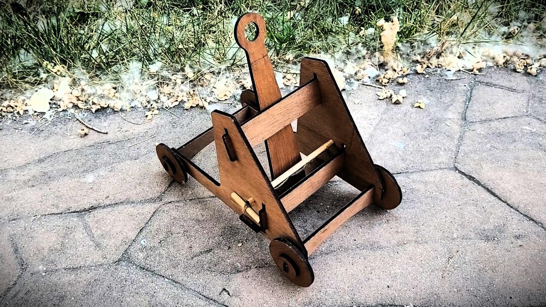 DIY Wooden Toy Catapult Kit: STEM Engineering Model - Etsy