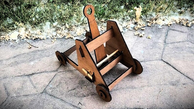 DIY Wooden Toy Catapult Kit: STEM Engineering Model - Etsy