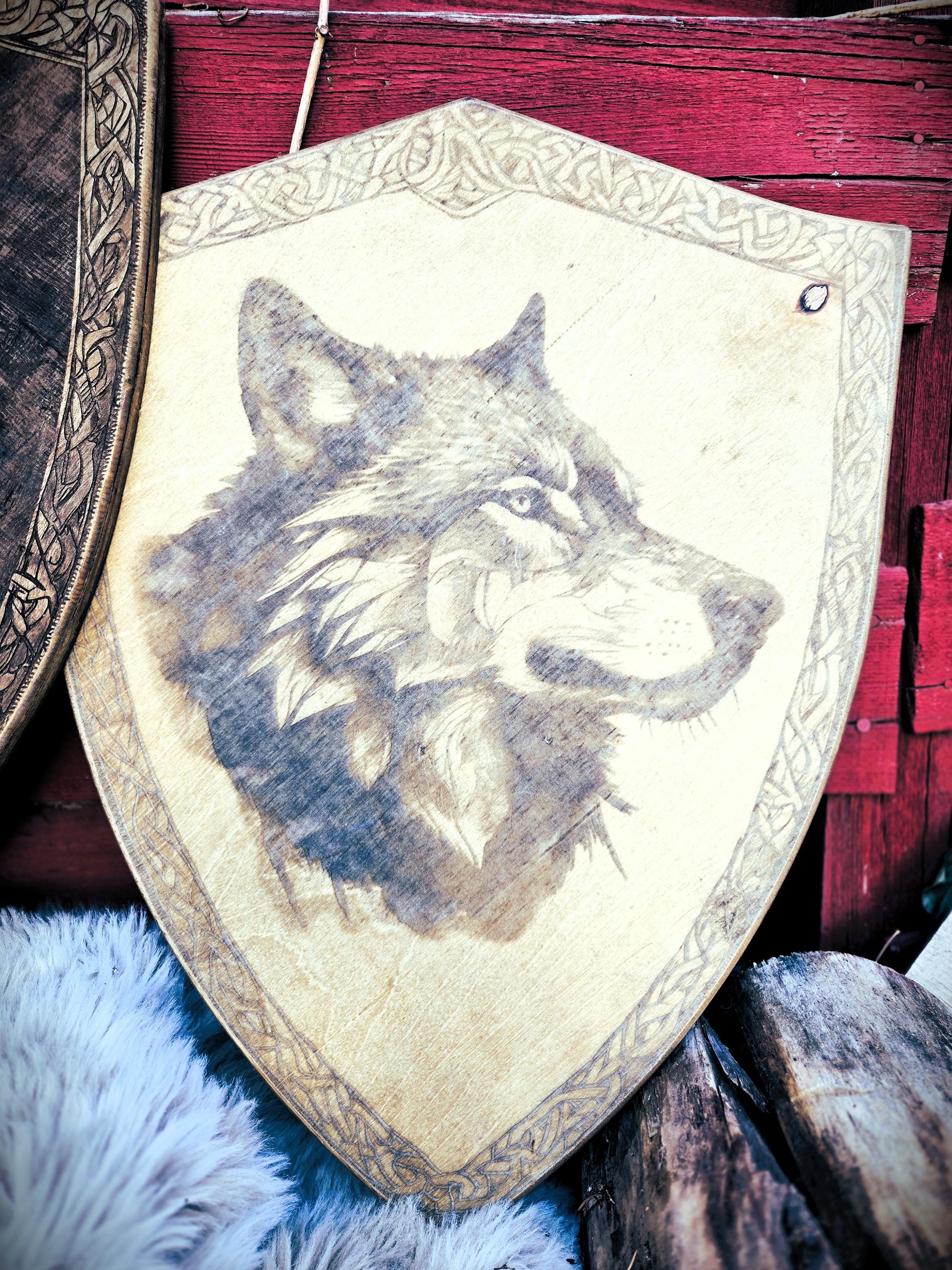 Wooden Shield, Custom Wood Shield, Laser Engraved Shield, Custom Coat ...