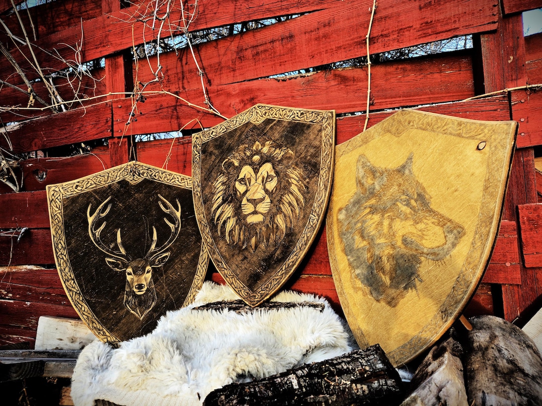 Wood Shield, Custom Wood Shield, Laser Engraved Shield, Custom Coat of ...