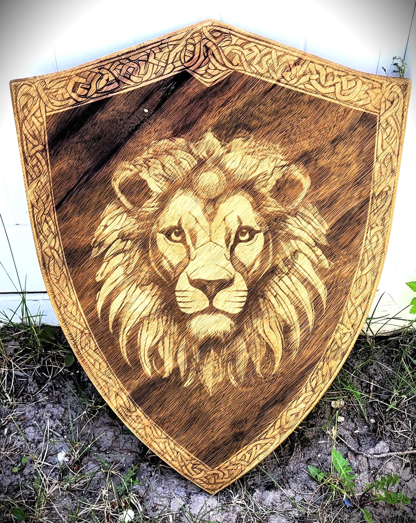 Wood Shield, Custom Wood Shield, Laser Engraved Shield, Custom Coat of ...