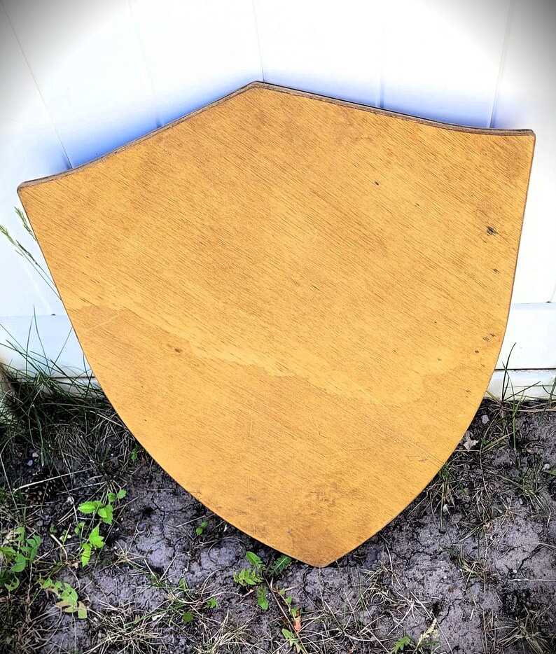Laser Engraved Wooden Shield: Custom Coat of Arms, Medieval Decor - Etsy