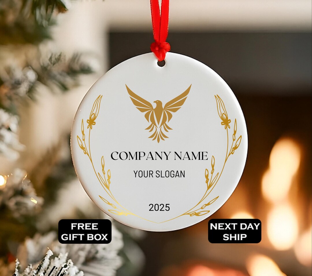 Corporate Event Ceramic Keepsake | Custom Logo Bulk Gift - Etsy