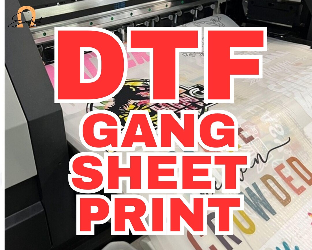Custom DTF Gang Sheet: Personalized Heat Print, Ready to Press - Etsy