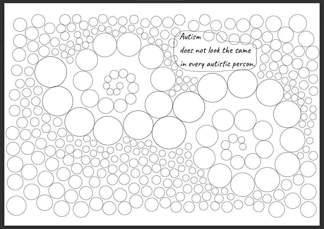 Neurodiversity Colouring Page Autism, Neurodiversity - Etsy