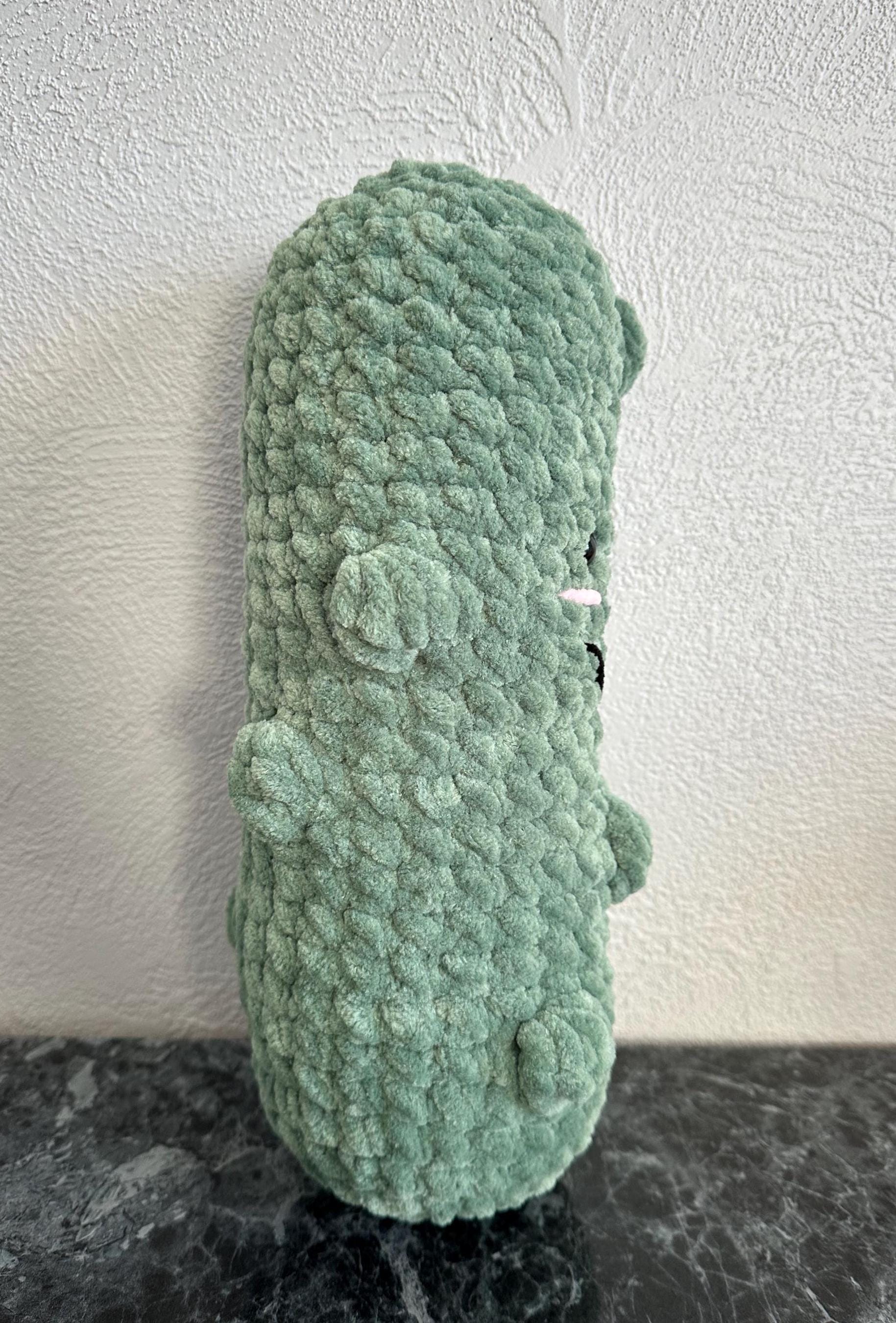 Jumbo Pickle Plushie Stuffed Amigurumi - Etsy