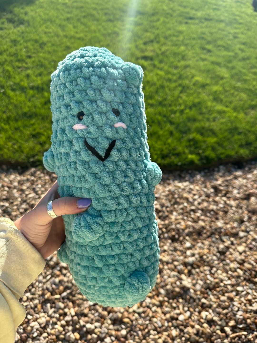 Jumbo Pickle Plushie Stuffed Amigurumi - Etsy