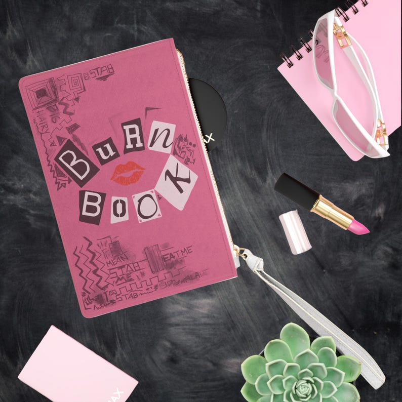 Mean Girls Burn Book Clutch Purse Mean Girls Halloween Costume ...