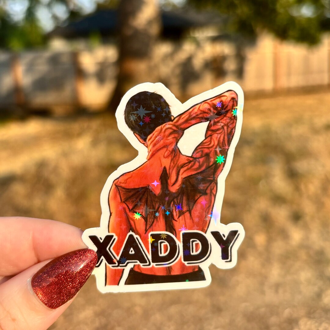 Fourth Wing Inspired Xaddy Xaden Sticker Sparkle Star Finish Water ...