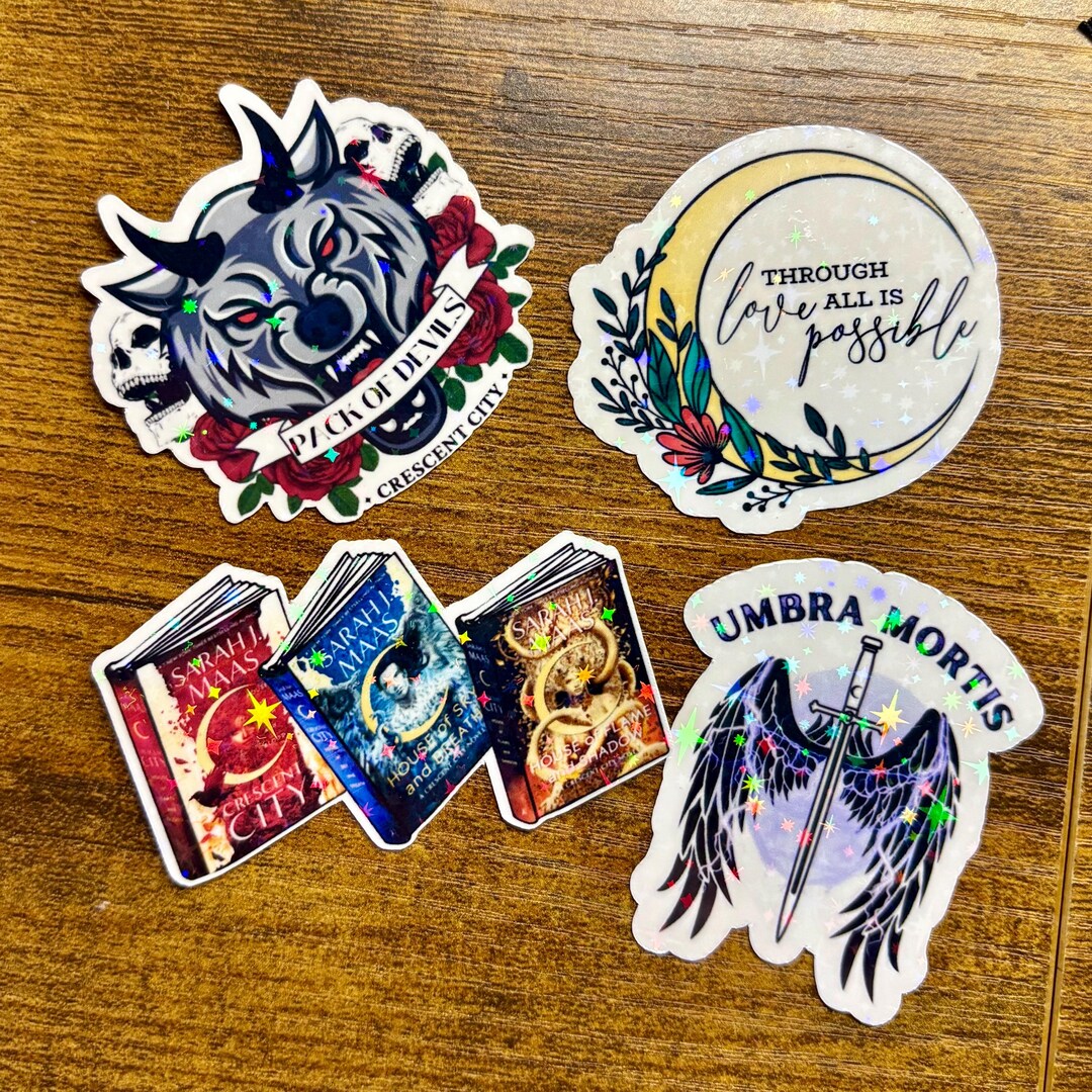 Crescent City Inspired Sticker Bundle Sparkle Star Finish Water ...