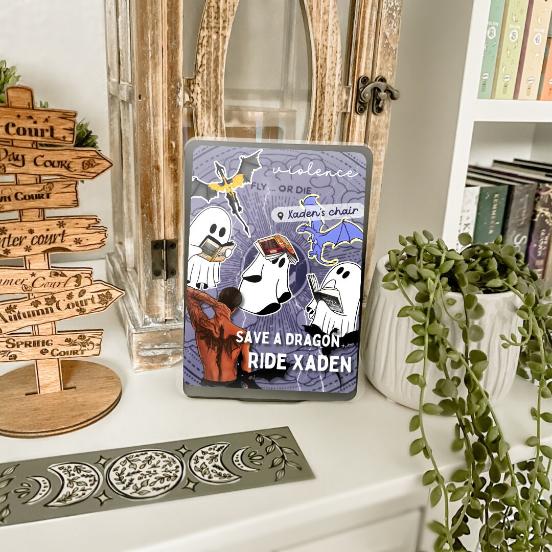 Fourth Wing Inspired Collage Stickers Kindle Insert for Paperwhite 11th ...