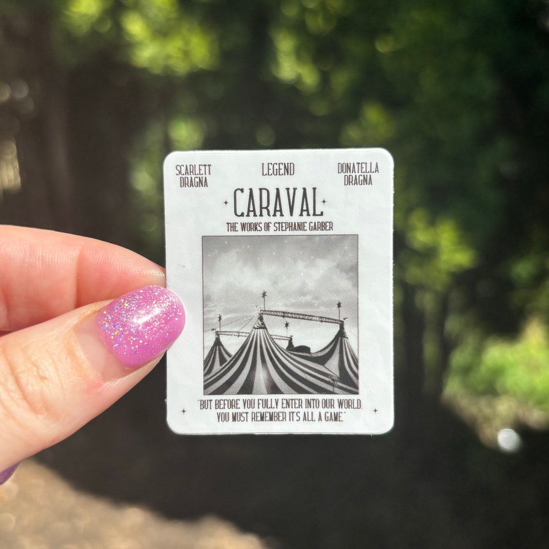 Caraval Inspired Poster Sticker Matte Finish Water Resistant - Etsy