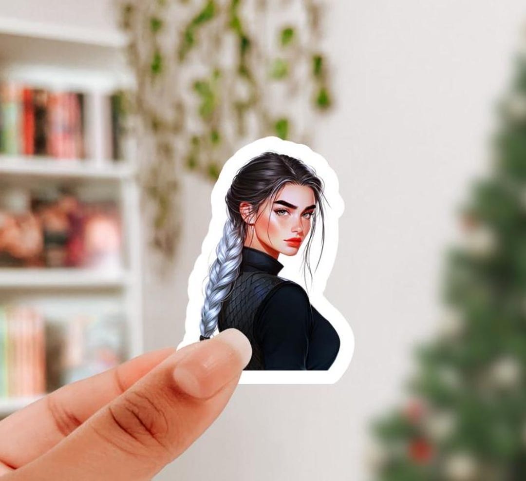 Violet Fourth Wing Inspired Sticker Sparkle Star Finish Water Resistant ...