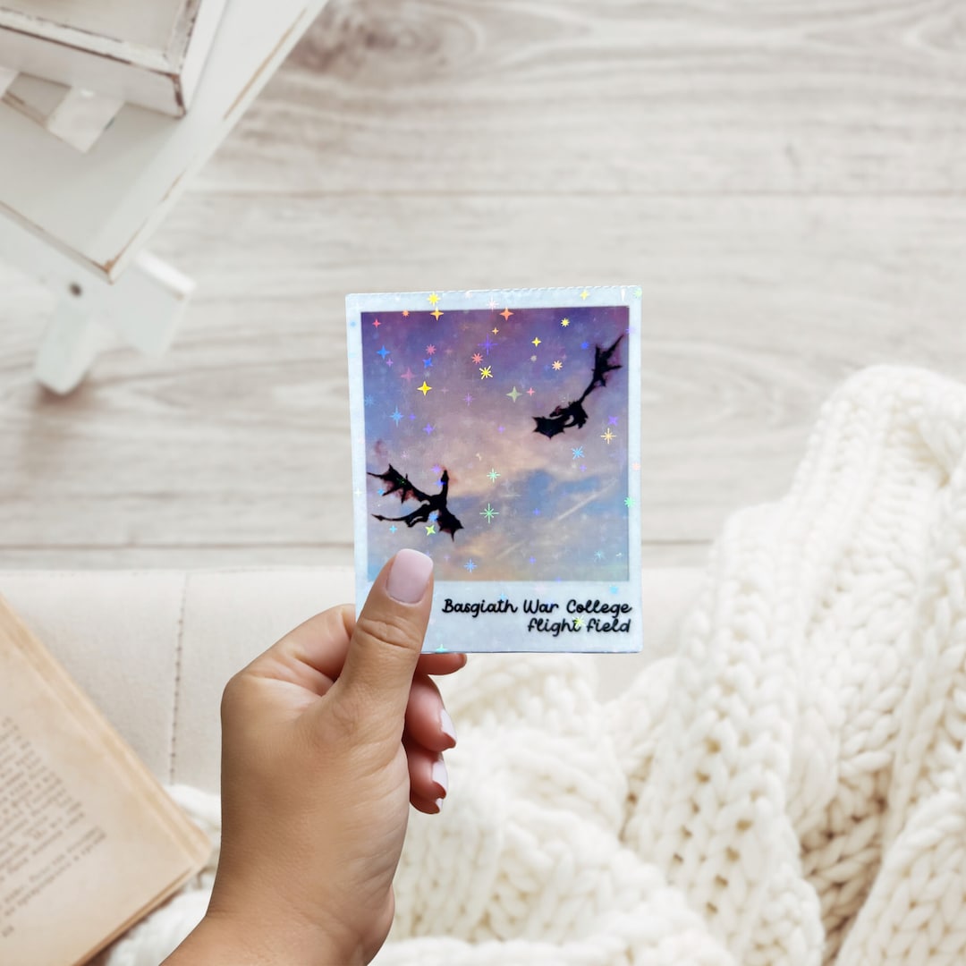 Basgiath War Collage Flight Field Sticker Sparkle Star Finish - Etsy