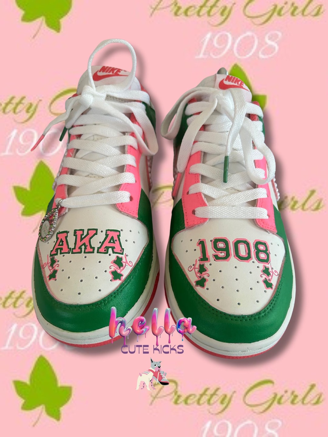 Custom AKA Inspired Jordan Shoes - Etsy