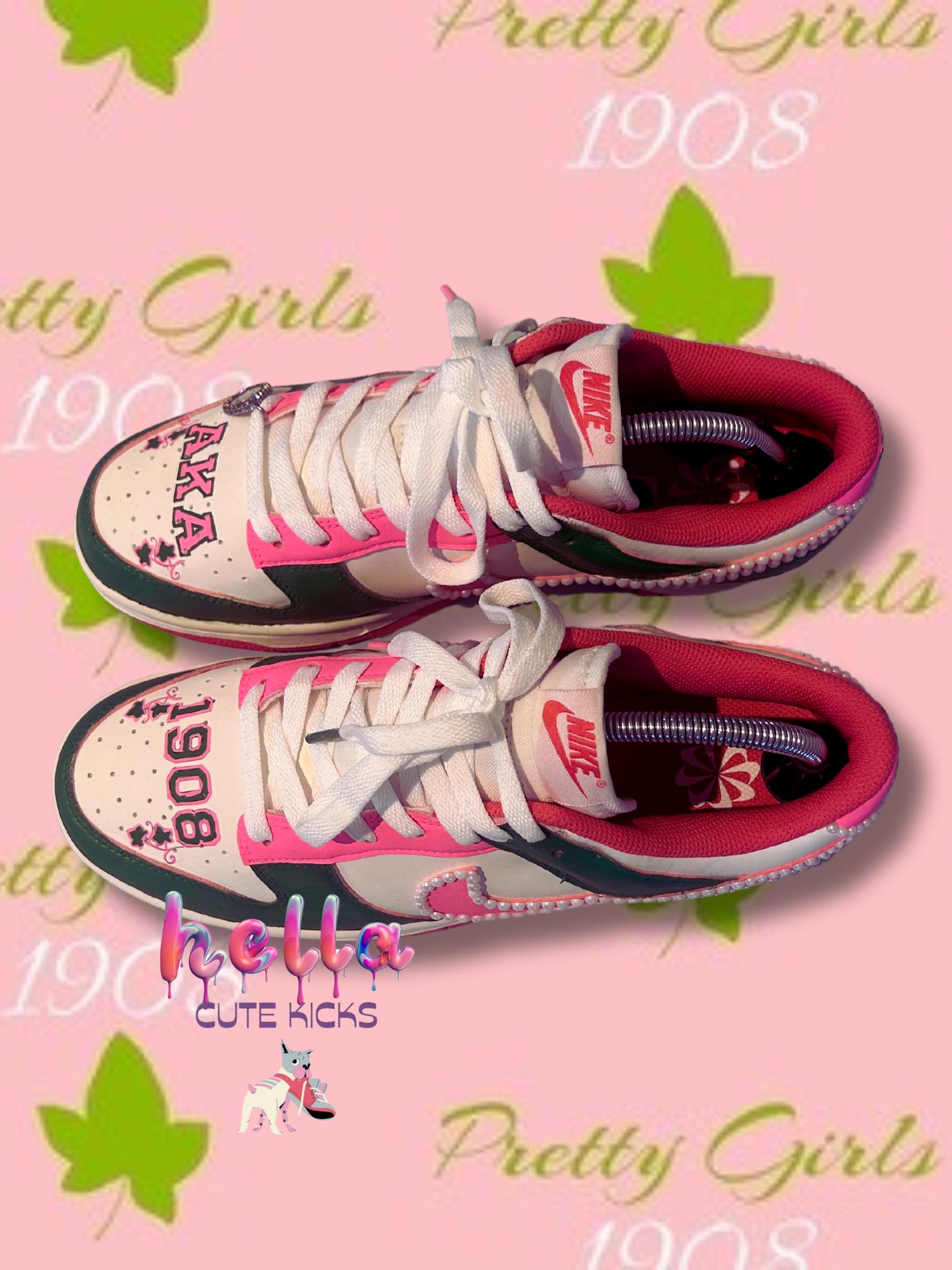 Custom AKA Inspired Jordan Shoes - Etsy