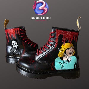 Hand Painted Doc Martens - Etsy