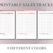 Printable Fillable Sales Tracker, Simple Sales Page, Small Business ...