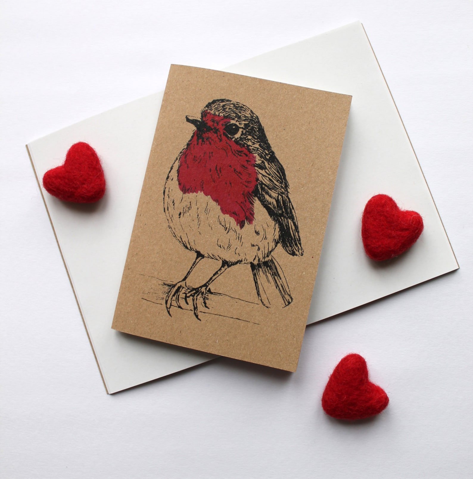 A6 Robin Notebook A6 Plain Kraft Notebook With Blank Pages - Etsy UK
